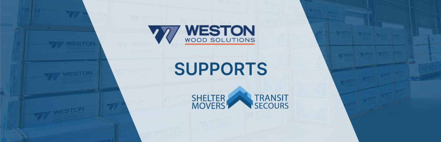 Weston Wood Supports Survivors - Shelter Movers